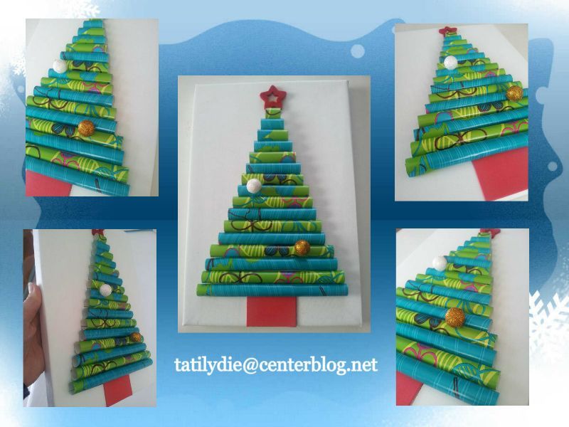 Sapin de Noël en tableau